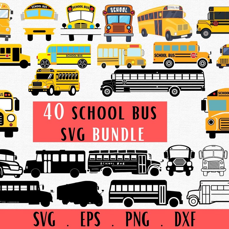 School Bus Svg - Etsy
