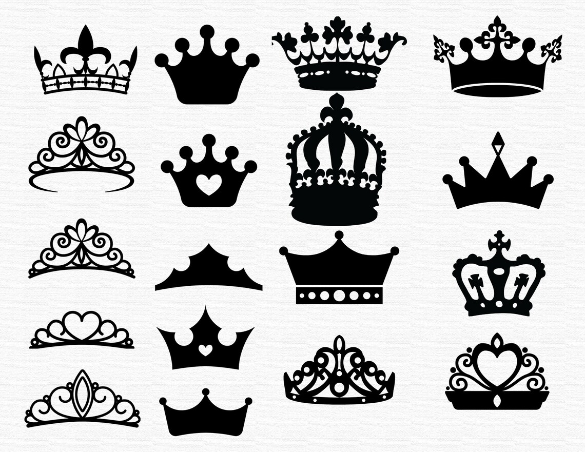Crown Svg Bundle Royal Crown Svg File King Crown SVG Queen - Etsy