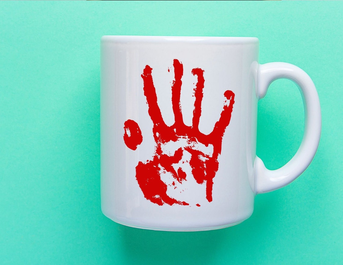 Bloody Handprint Svg Blood Splatter Svg Blood Drip Svg - Etsy