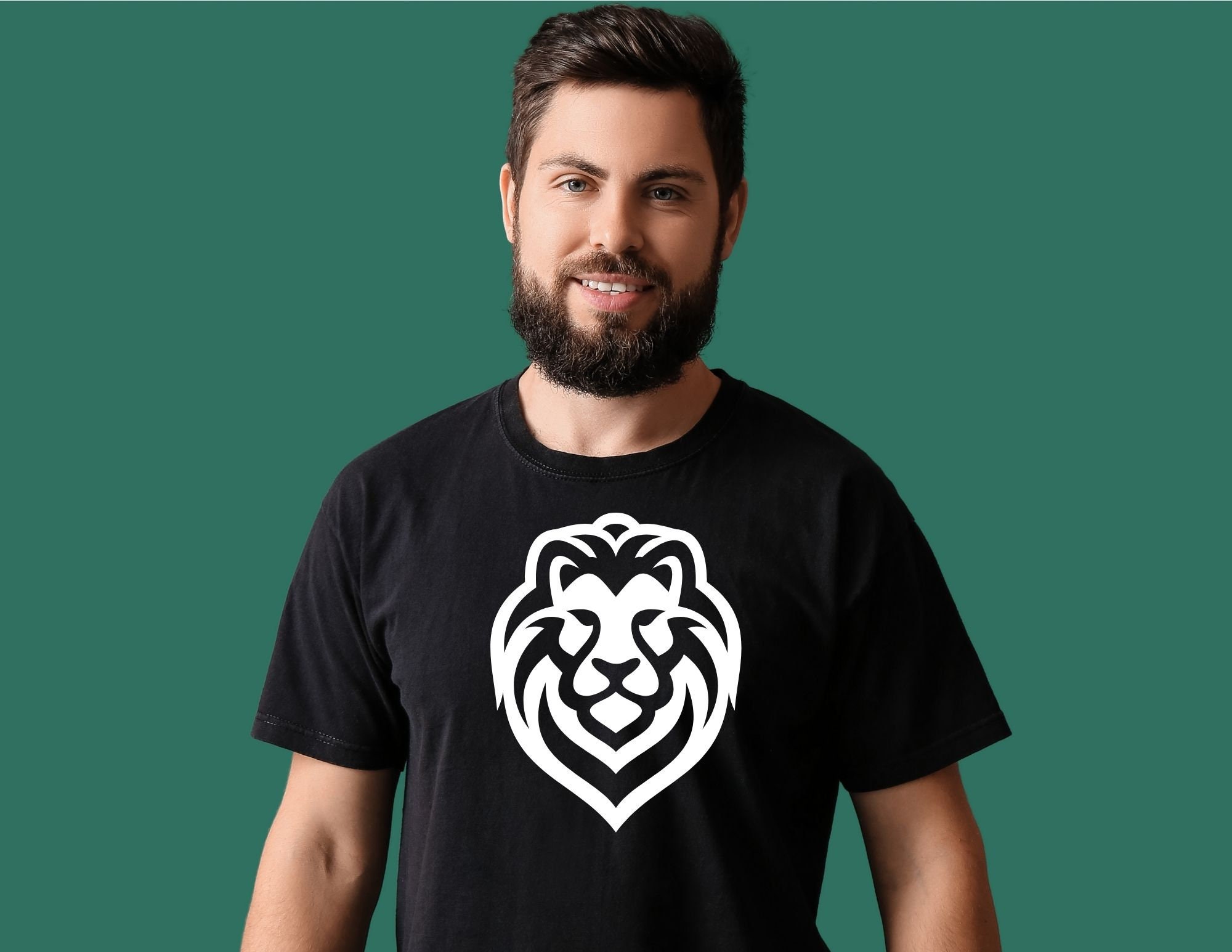 Rey León svg cabeza de león svg león svg corona de cabeza - Etsy México