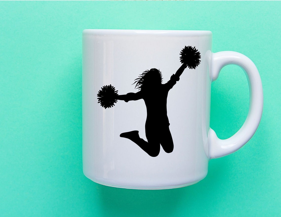 Cheerleader Svg Bundle Cheer Silhouette Svg Cheer Mom Svg - Etsy