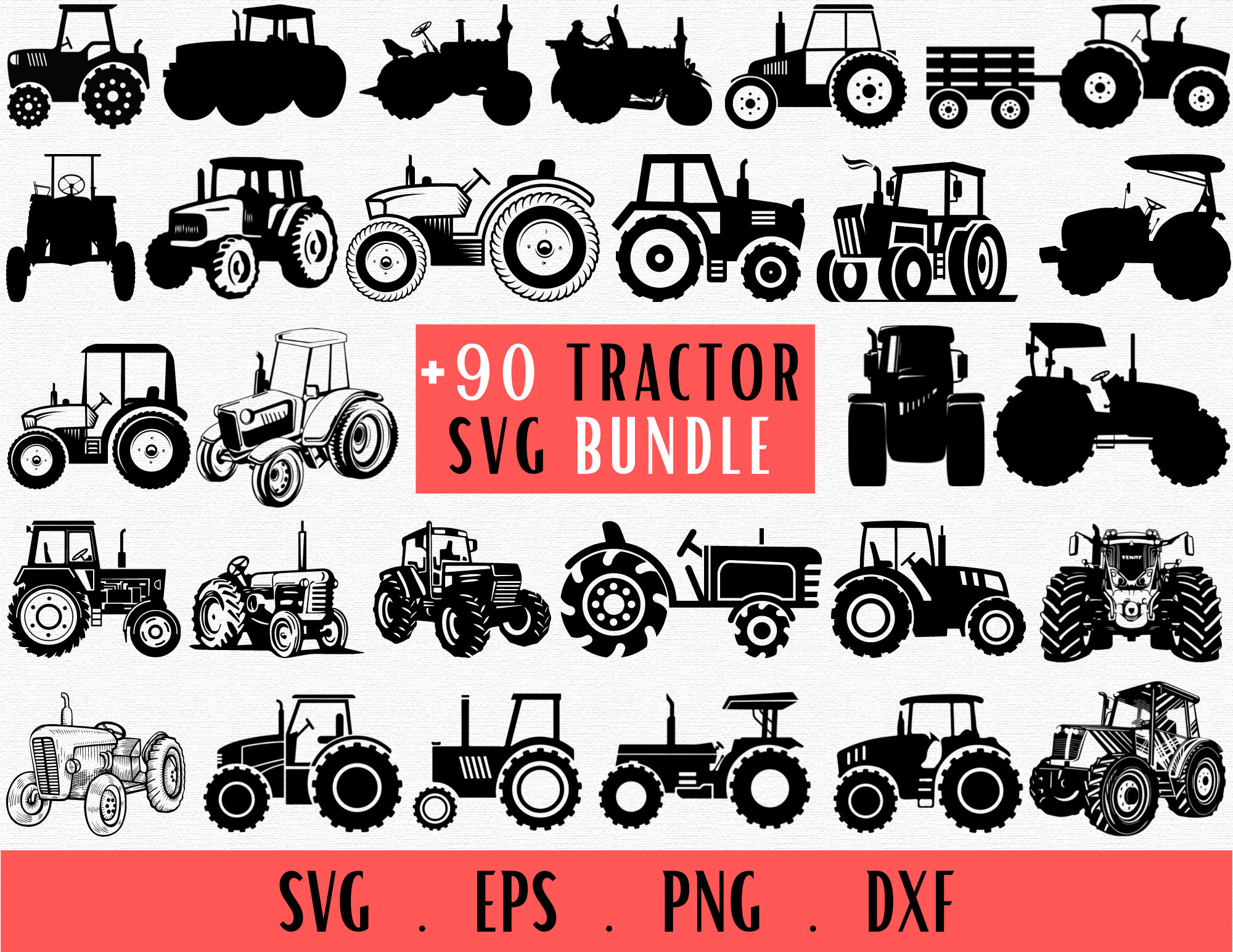 John Deere Tractor Black And White Clipart