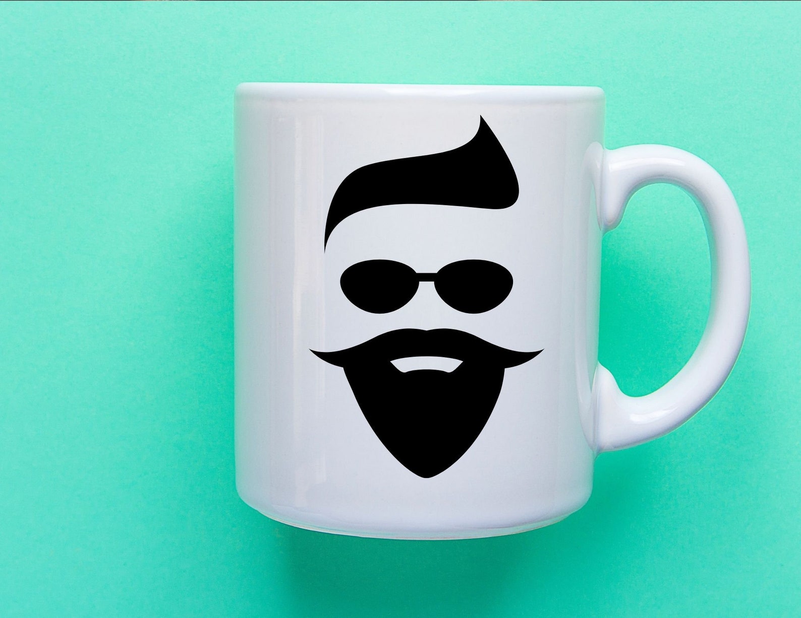 Beard Svg, Bearded Man Svg, Beard Cut Files, Beard Clipart, Beard ...