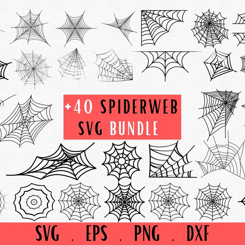 Spider Web Svg - Etsy