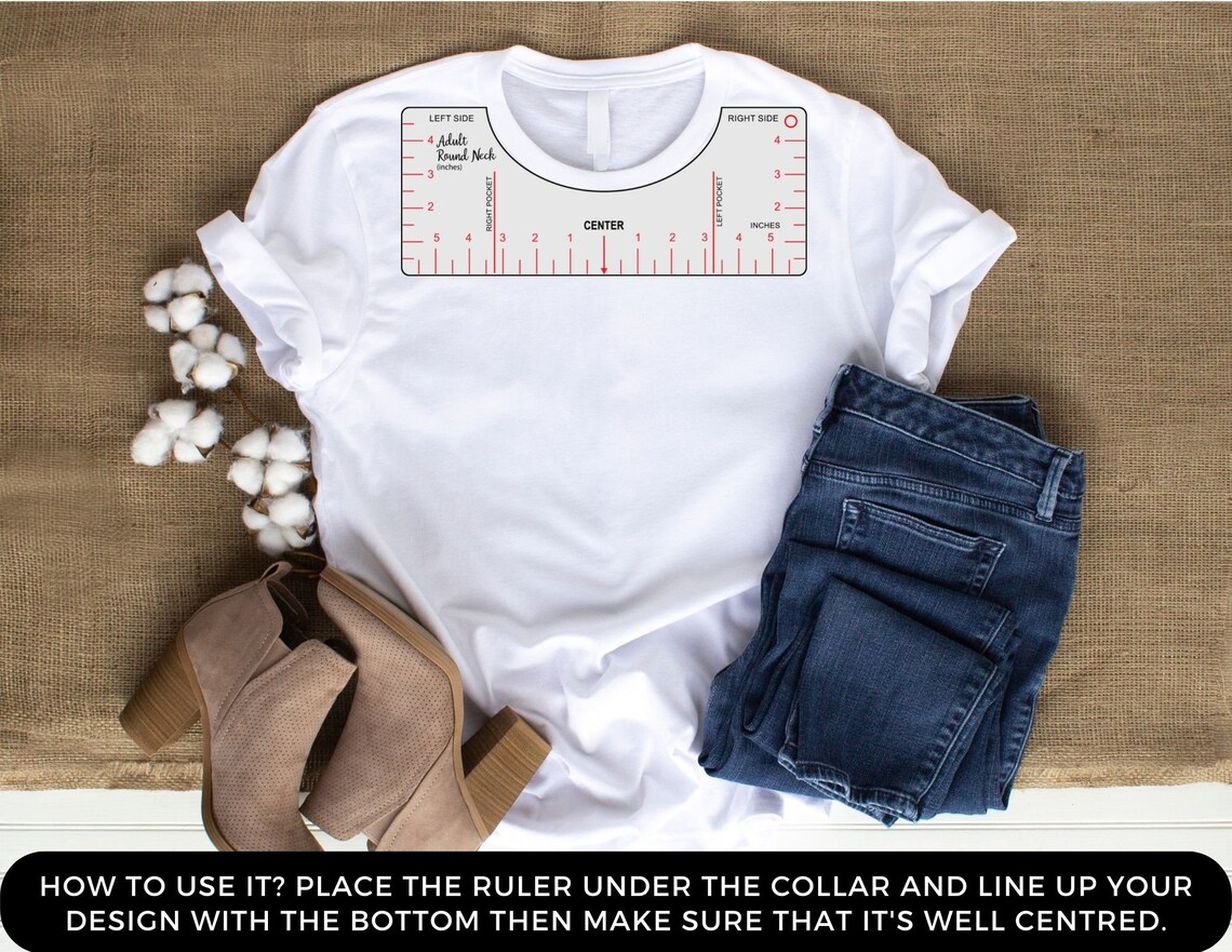 Printable T-shirt Alignment Tool Alignment Tool Svg Tshirt - Etsy
