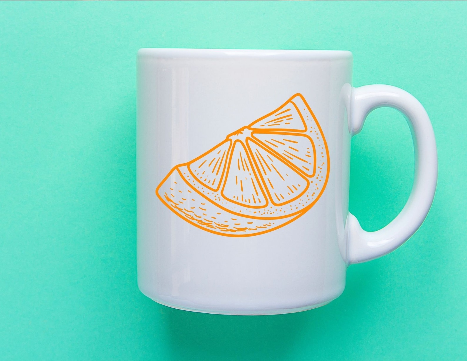 Orange Slice Svg Orange Fruit SVG Vector Mandarin Orange - Etsy