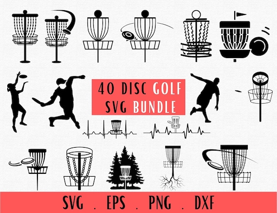 Disc Golf Svg Disc Golf Vector Clipart Golfer Svg Frisbee - Etsy Canada