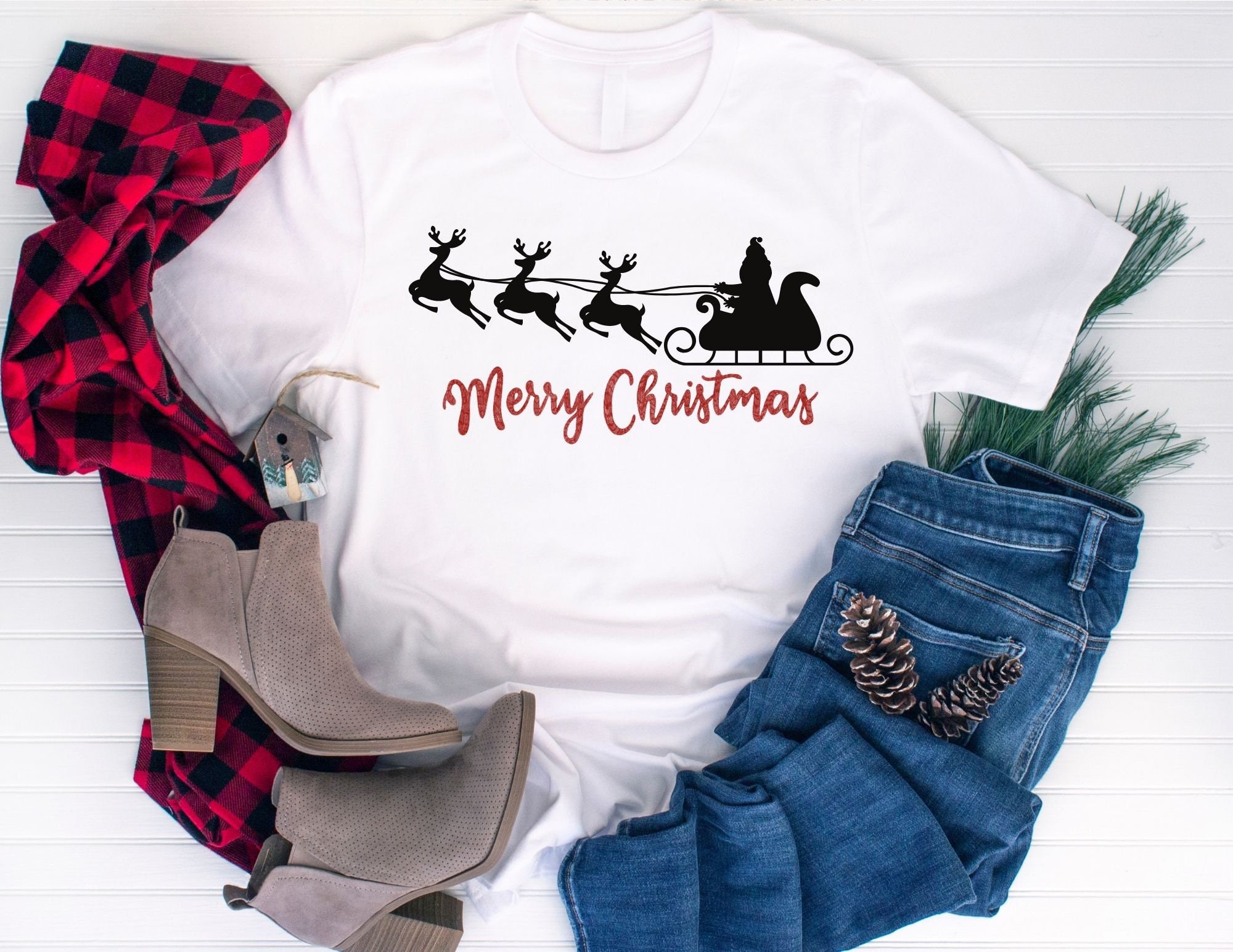 Trineo de Santa Svg Trineo de renos Svg Reno volador Png - Etsy México