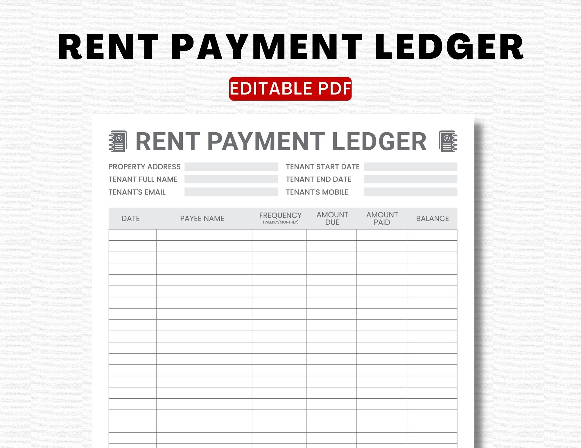 Editable Rent Payment Ledger Printable Rental Payment Etsy Australia Editable Rent Payment Ledger Printable Rental Payment Etsy Australia