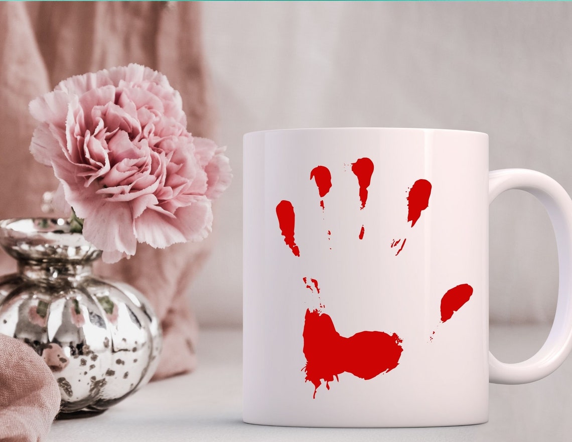Bloody Handprint Svg Blood Splatter Svg Blood Drip Svg - Etsy