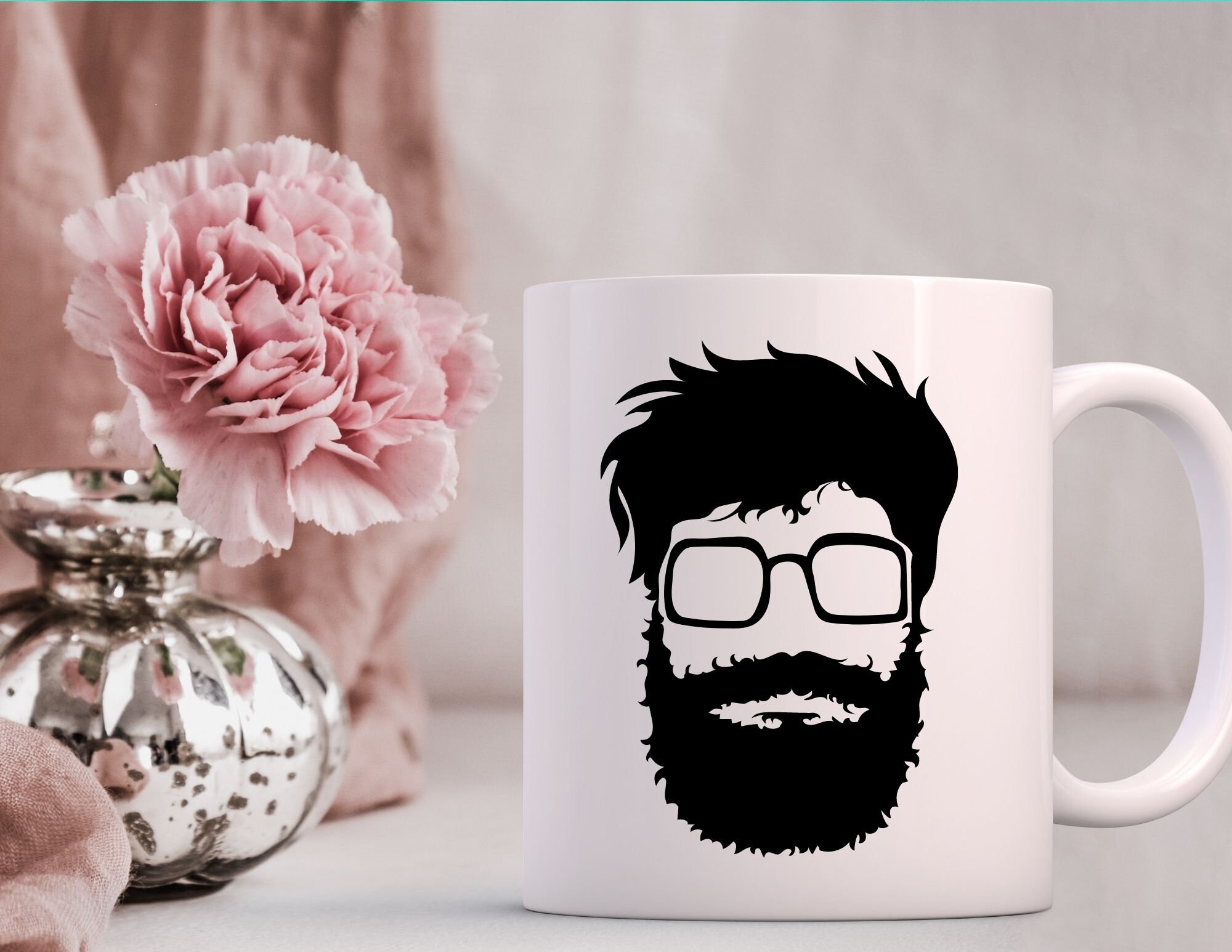 Beard Svg Bearded Man Svg Beard Cut Files Beard Clipart - Etsy
