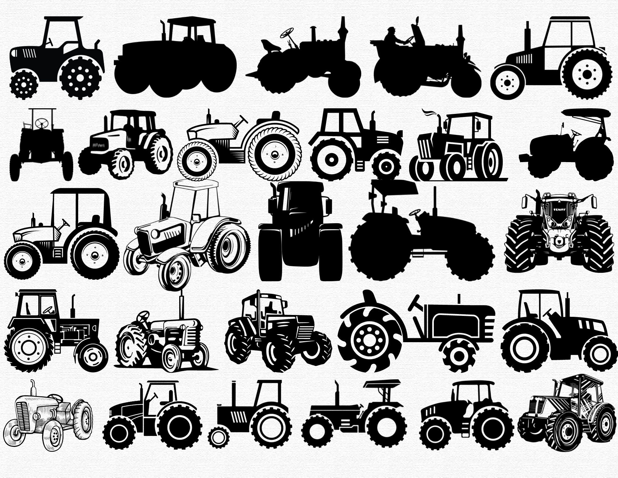 Traktoren SVG Bundle Traktor Png Bauernhof Traktor Svg - Etsy.de