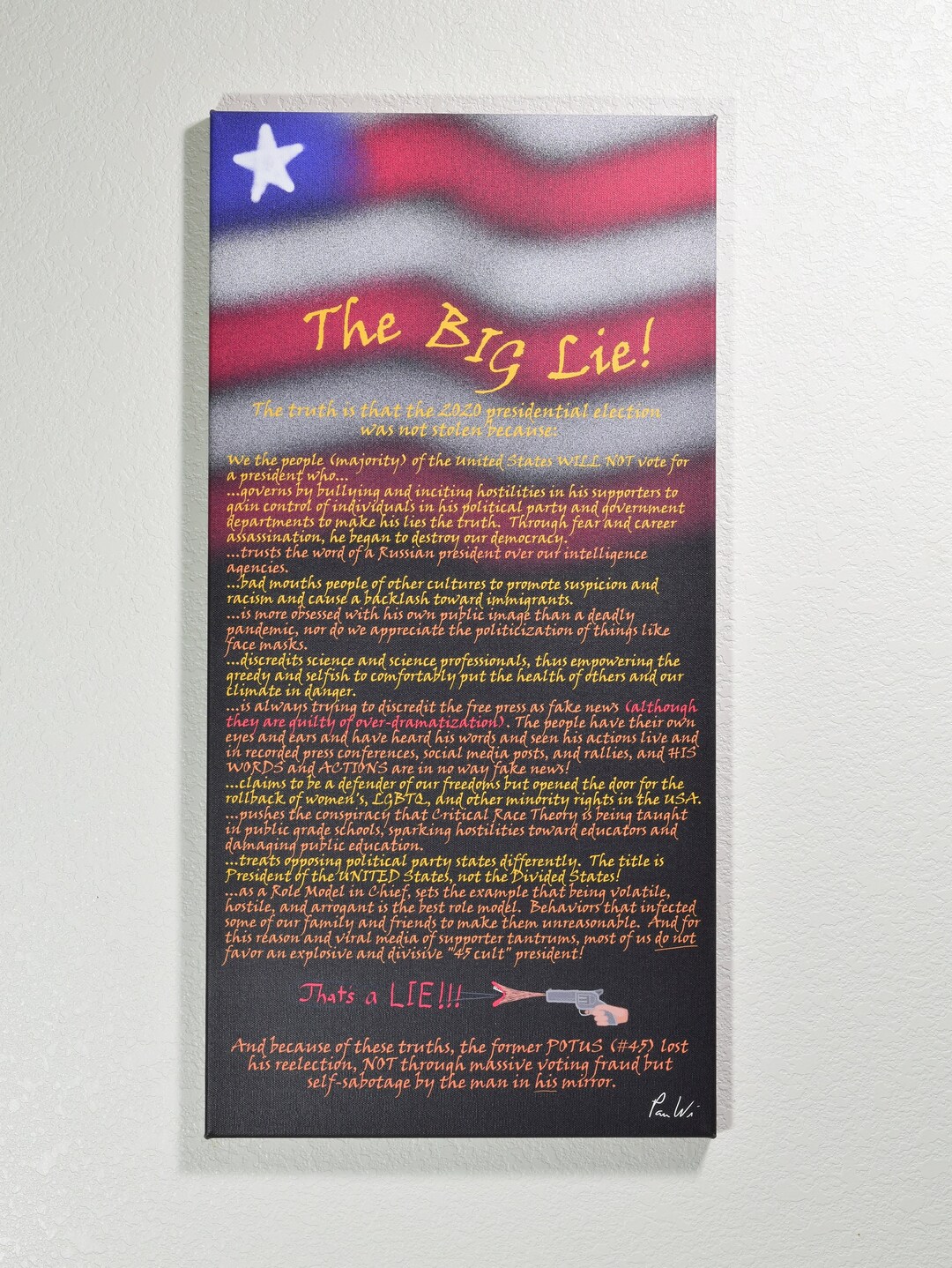 The Big Lie by Pauwi - Etsy
