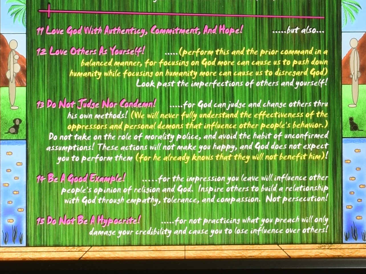 The 15 Commandments by Pauwi - Etsy