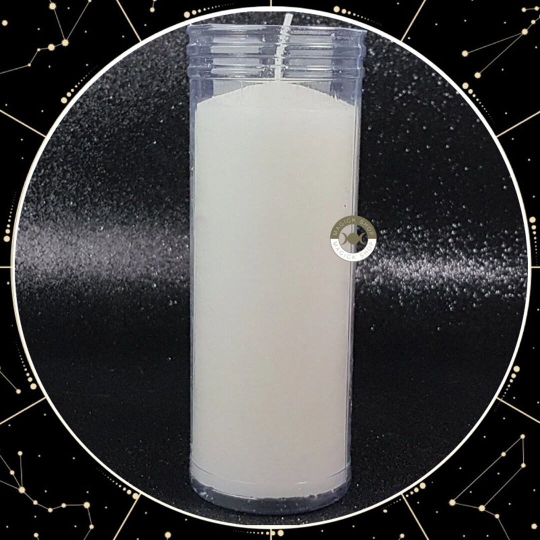 White Esoteric Candle / White Candle Ritual - Etsy