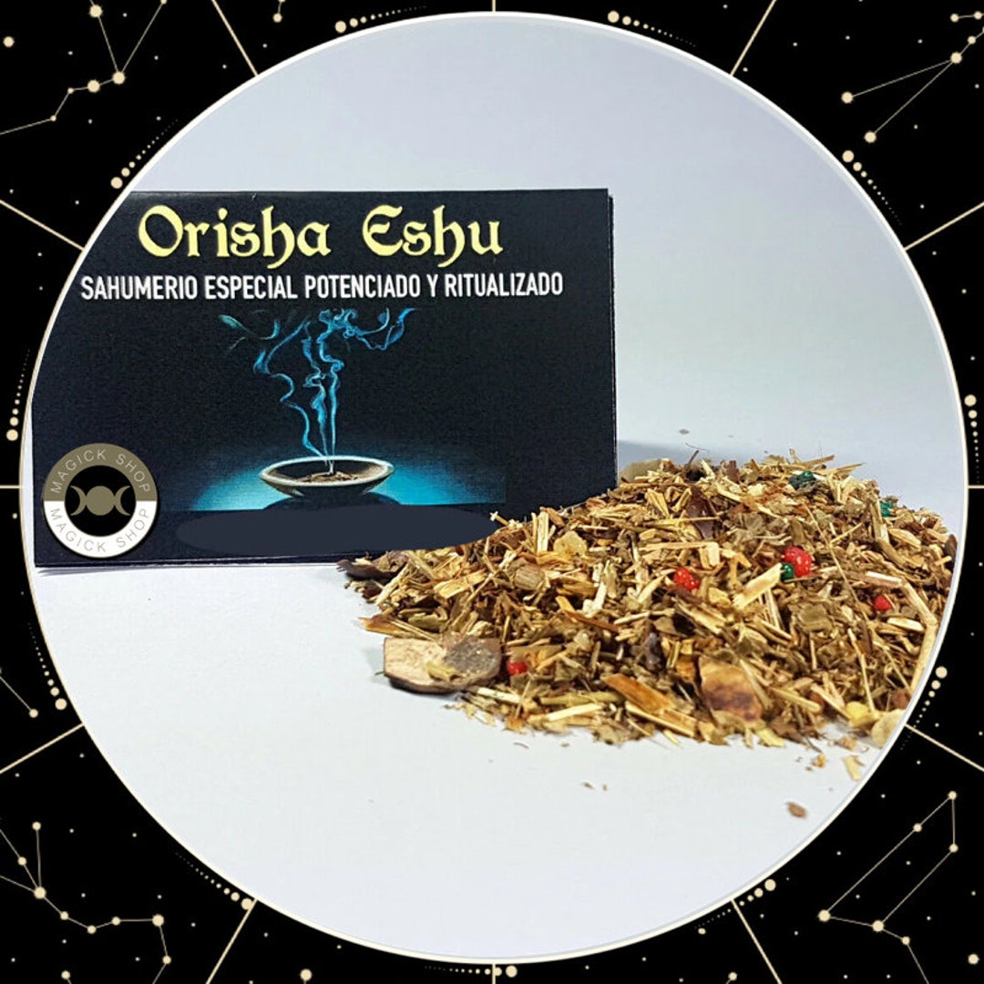 Orisha EXU abrecaminos Ritualized Sahumerio 15g / Orixa Eshu Incense ...