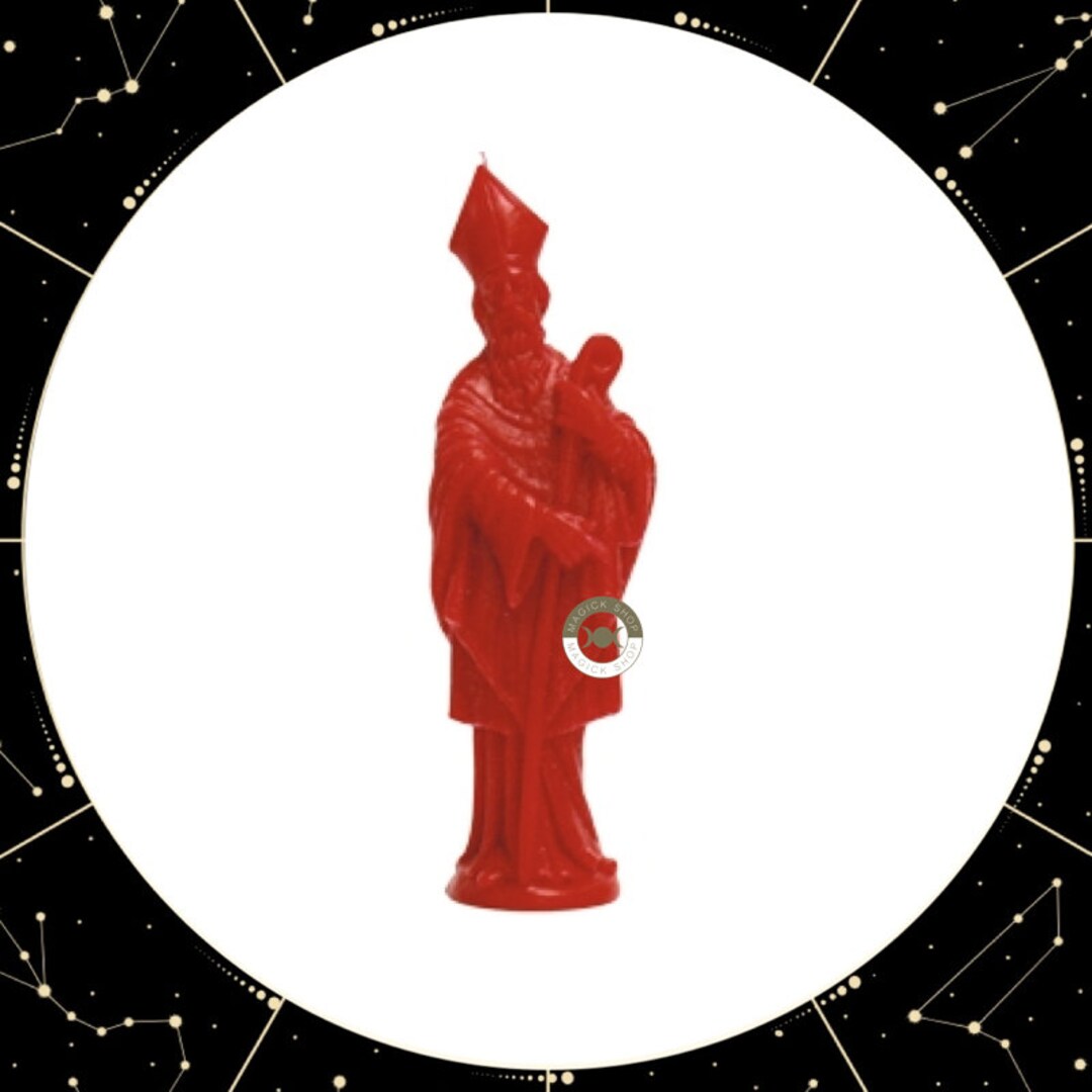 Saint Cyprian Image Candle against Magic, Protection / St Cyprian ...