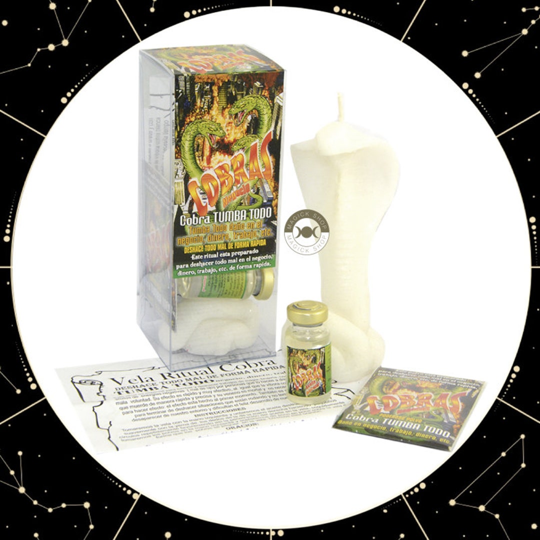 Cobra Ritual Grave Everything, Business / Jinx Remover, Business Candle ...