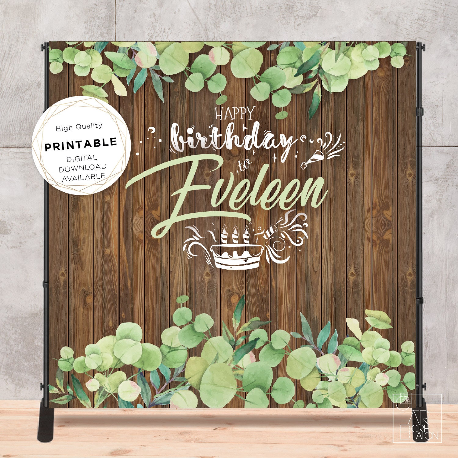 Birthday Backdrop Custom Event Backdrop Back Banner 32 | Etsy