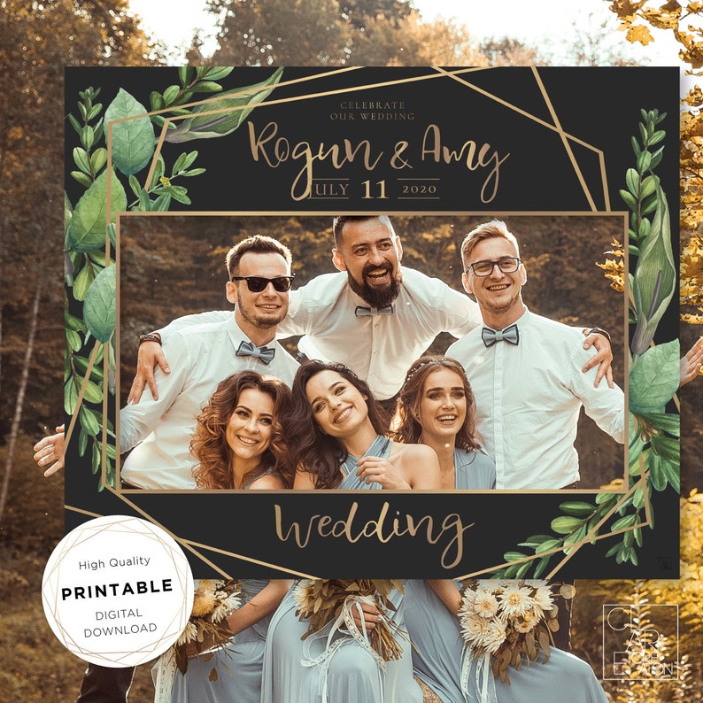 Wedding Backdrop for Receptions Personalized Photo Booth - Etsy
