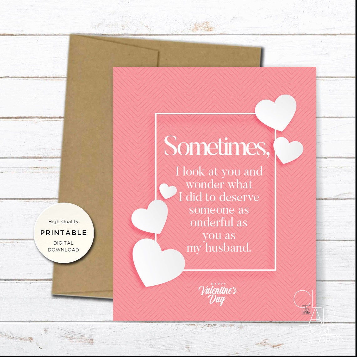 Printable Valentine's Day Letter Love Letter Valentines | Etsy