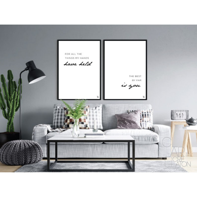 Have Held/ is You Printable Set of 2 Prints Wall Art, Printable Quote ...