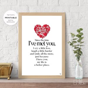 Printable Valentine's Day Letter, Love Letter, Valentines Anniversary ...