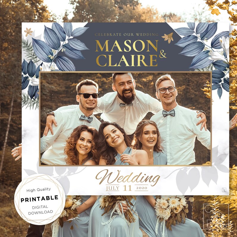 Personalized Photo Booth Frame Bridal Shower Photo Booth | Etsy