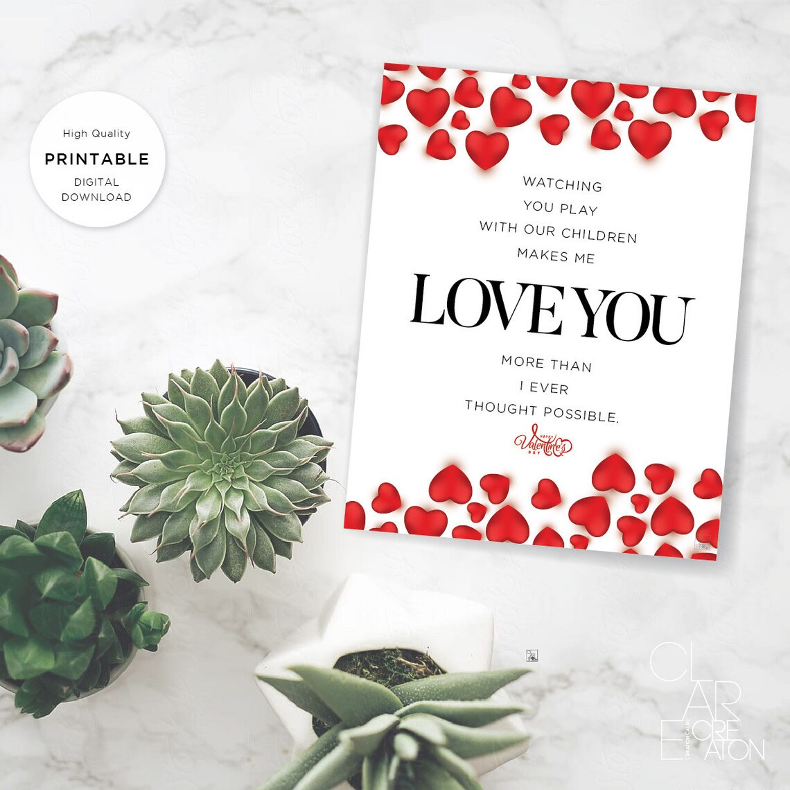 Printable Valentine's Day Letter Love Letter Valentines | Etsy