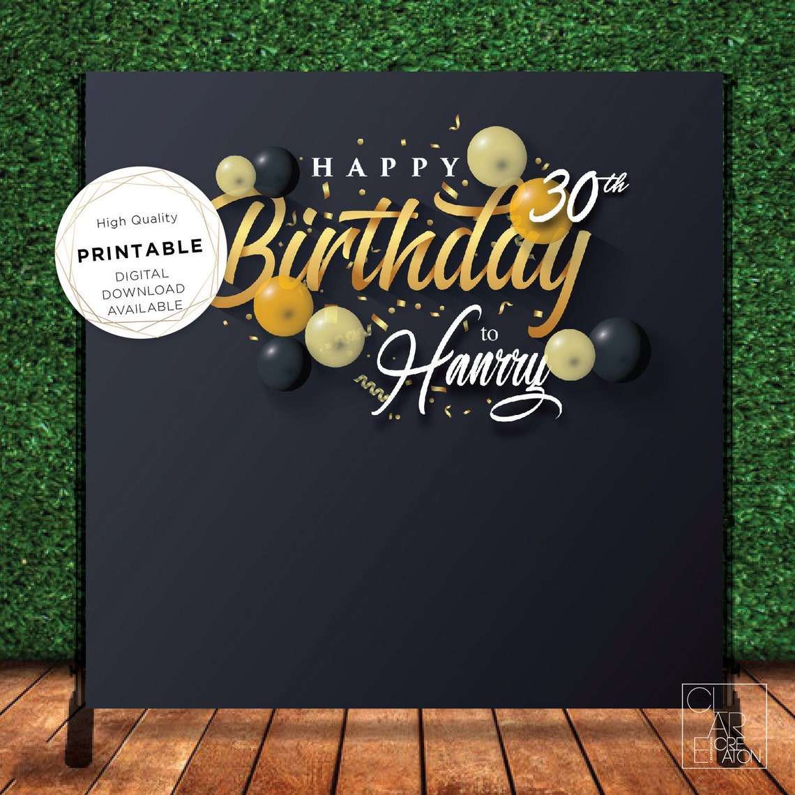 Birthday Backdrop Custom Event Backdrop Back Banner 31 - Etsy