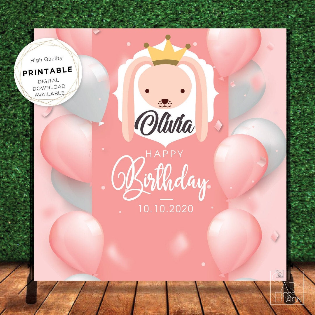Birthday Backdrop, Custom Event Backdrop, Back Banner 35 - Etsy