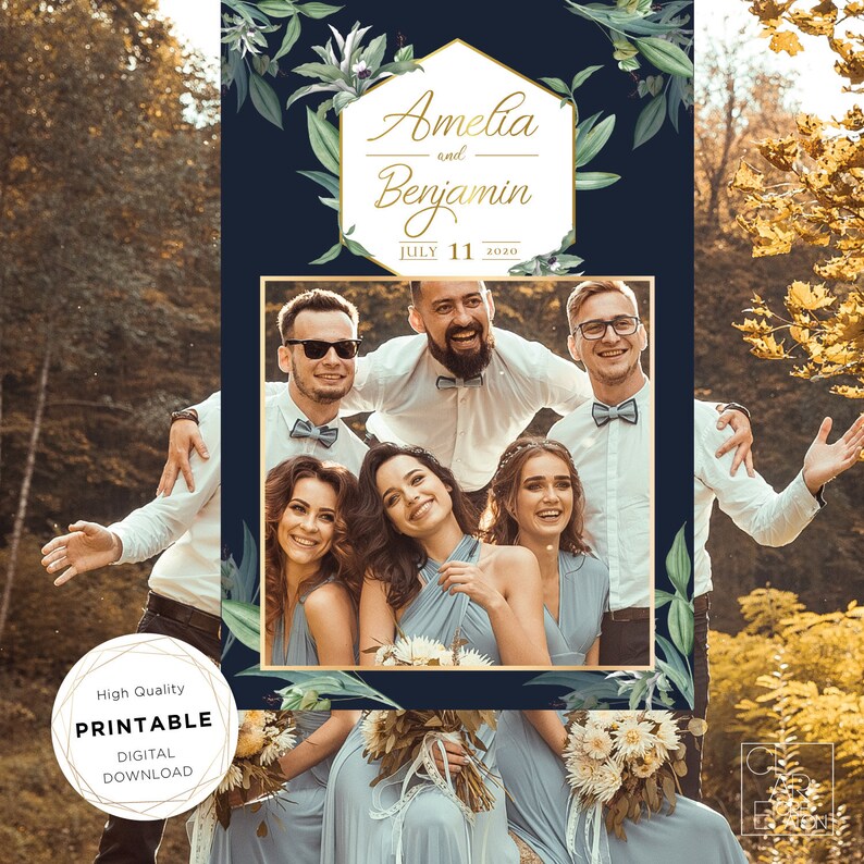 Personalized Photo Booth Frame Bridal Shower Photo Booth - Etsy