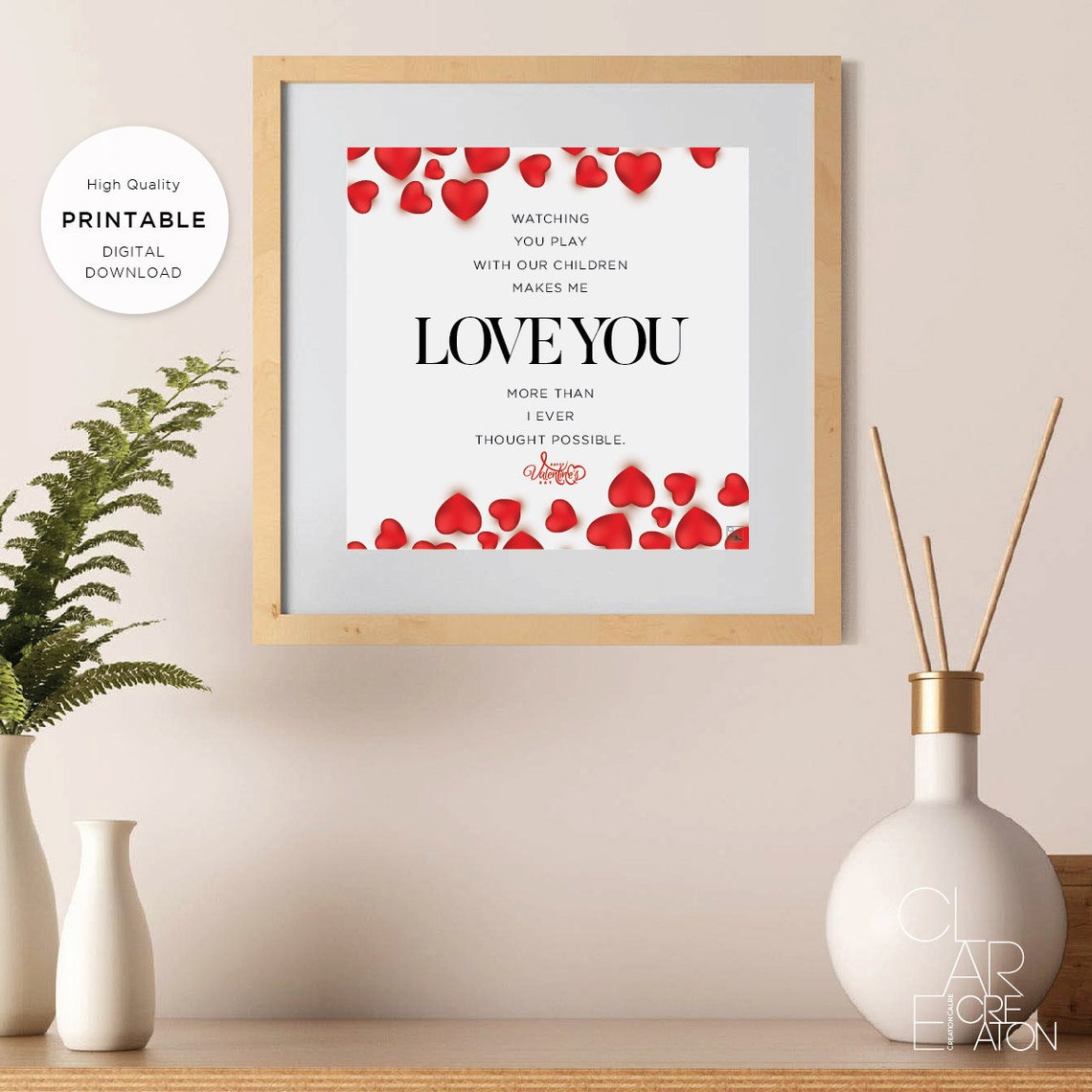 Printable Valentine's Day Letter Love Letter Valentines | Etsy