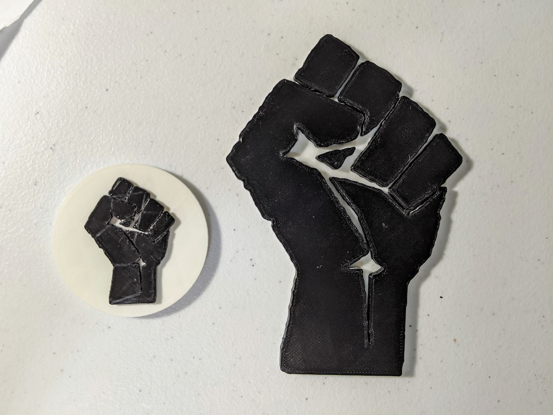 Black Lives Matter Raised-fist Car Magnet – Activist Gift & Solidarity ...