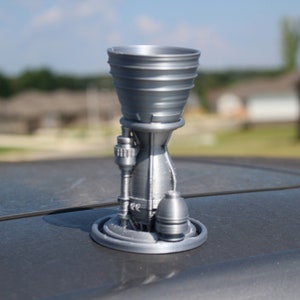 3D Printed Spacex Merlin Rocket Engine Planter - Etsy