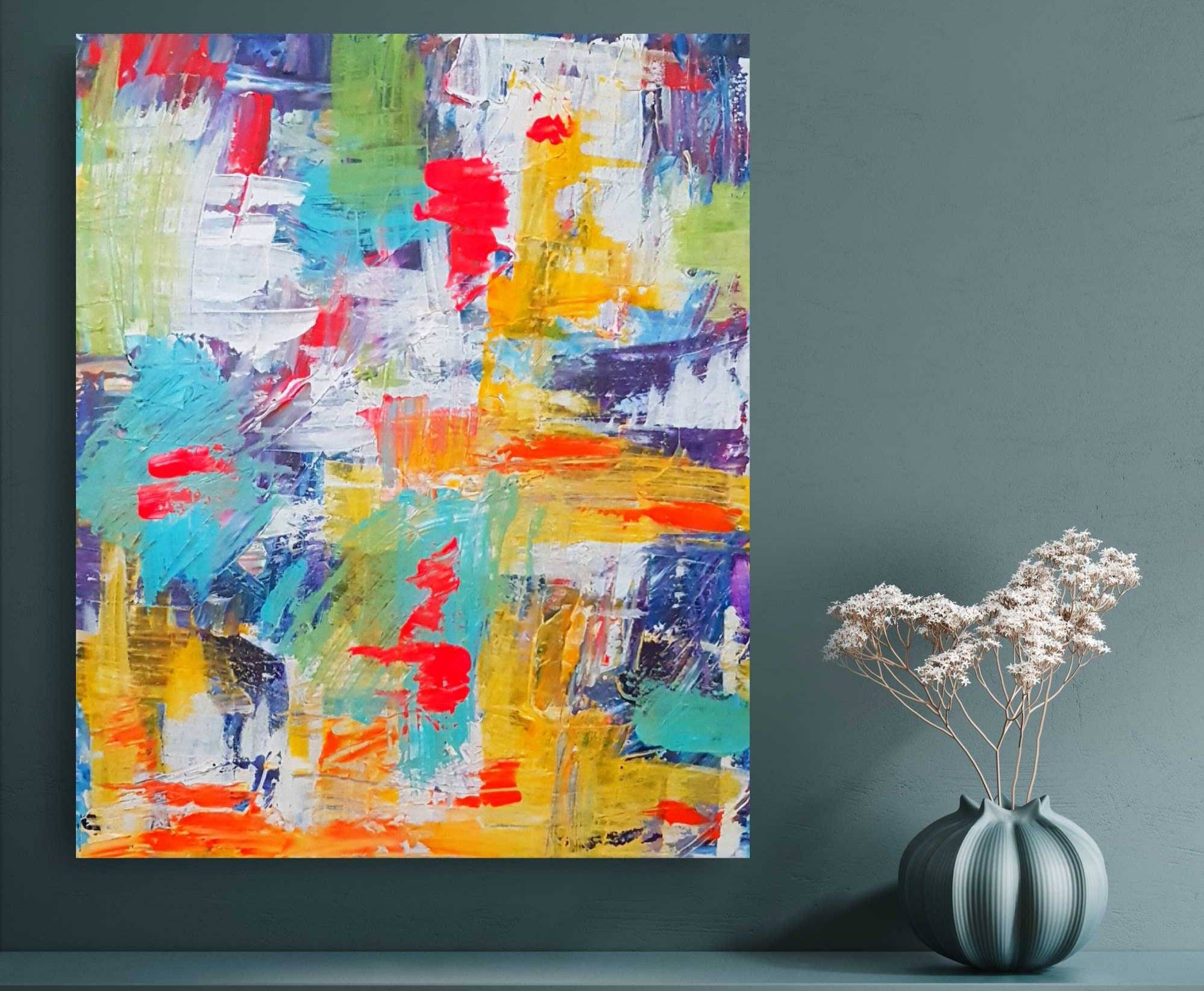 Happy Abstract Drawing