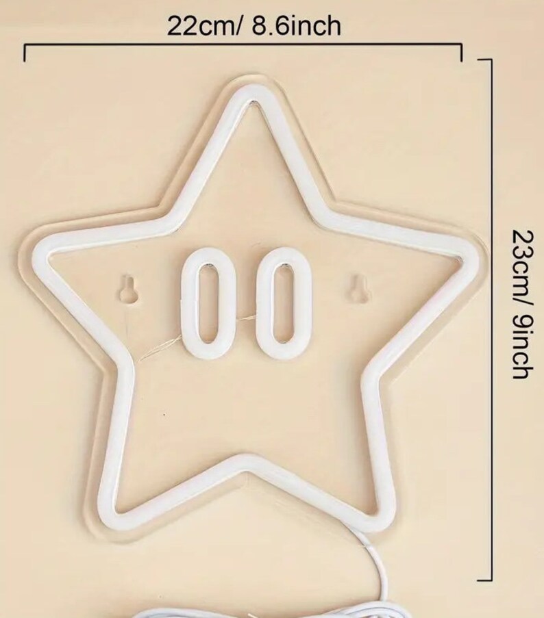 Super Star Neon Sign Custom Neon Sign Personalized LED Gaming Neon Sign ...