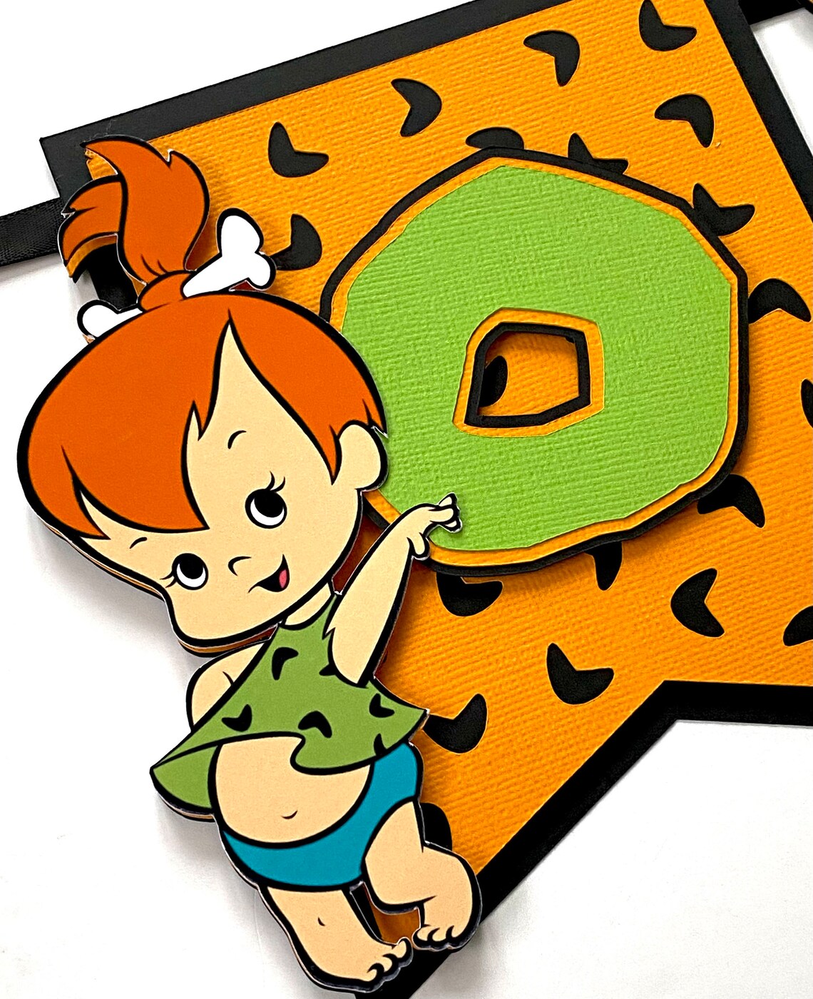 The Flintstones Pebbles Flintstone Birthday Party Banner Bunting - Etsy