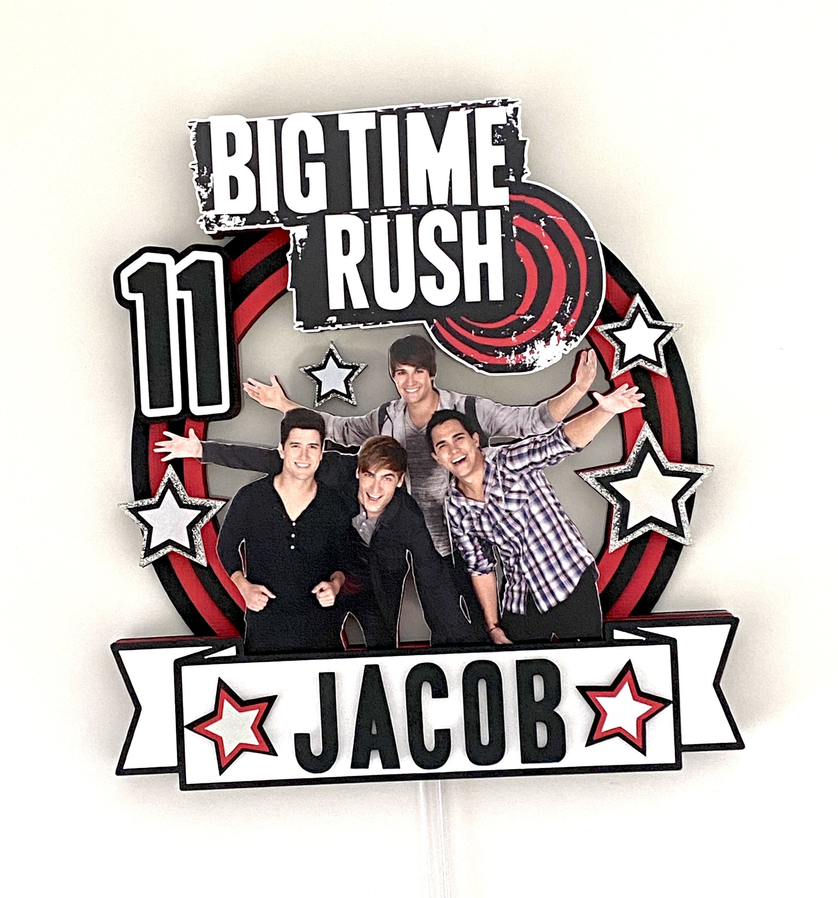 Big Time Rush Themed Birthday Party Cake Topper - Etsy