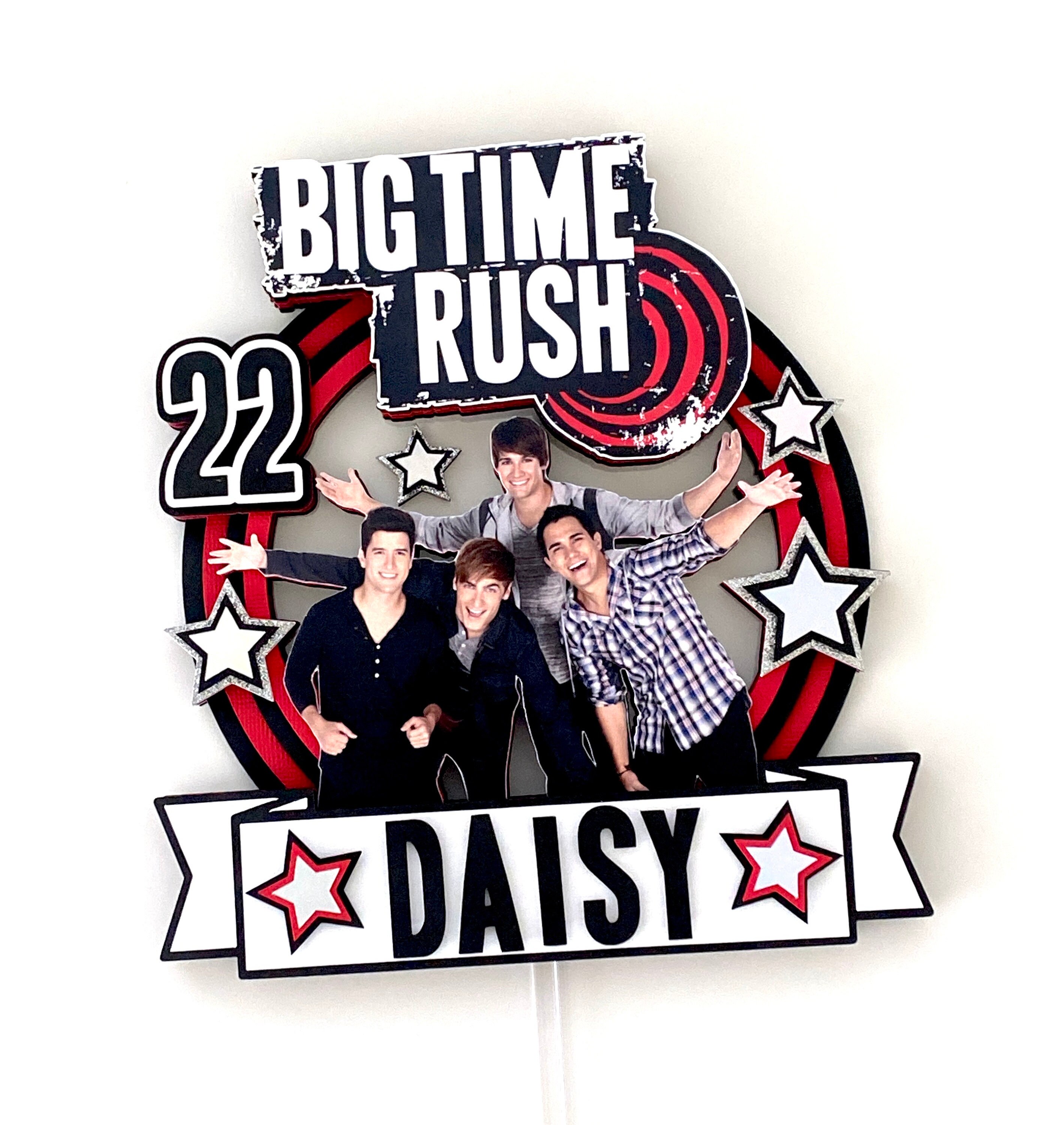 Big Time Rush Themed Birthday Party Cake Topper - Etsy