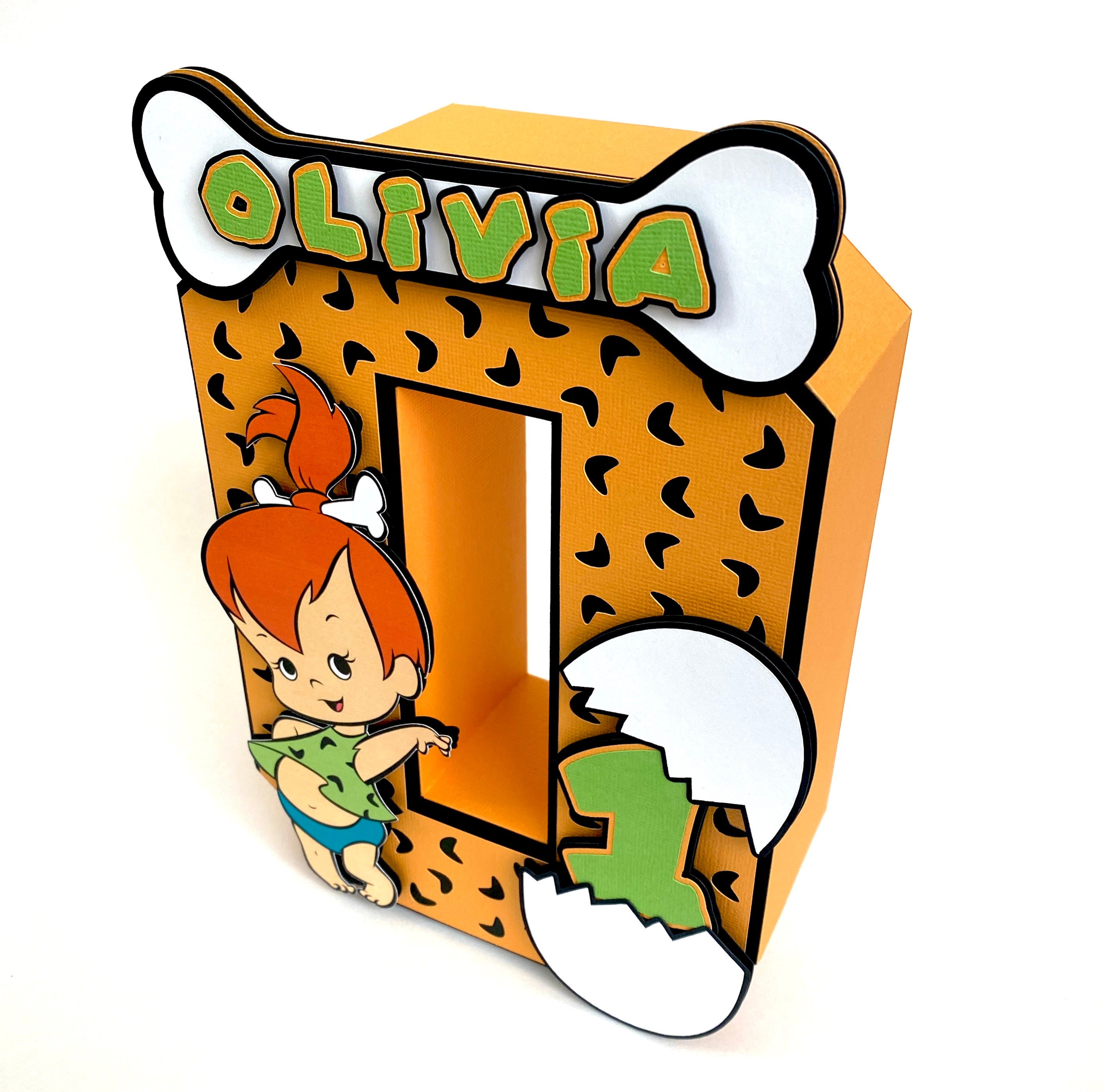 The Flintstones Pebbles Flintstone 3D Letter or Number - Party Decor ...