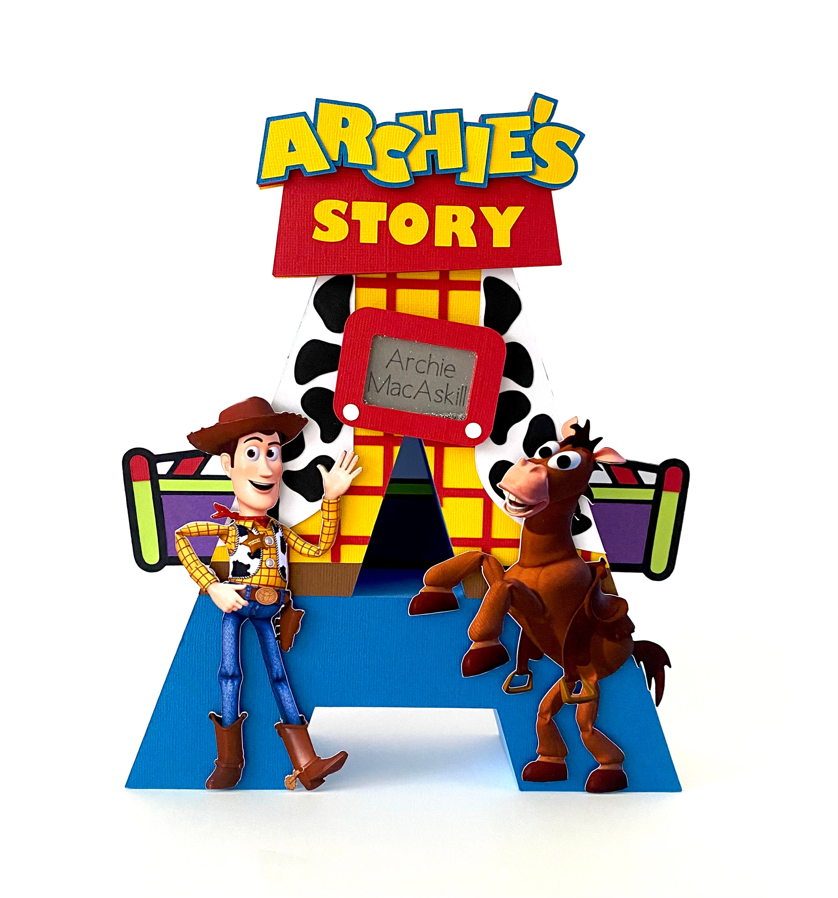 Toy Story Themed 3D Letter or Number - Party Decor - Room Decor - Etsy