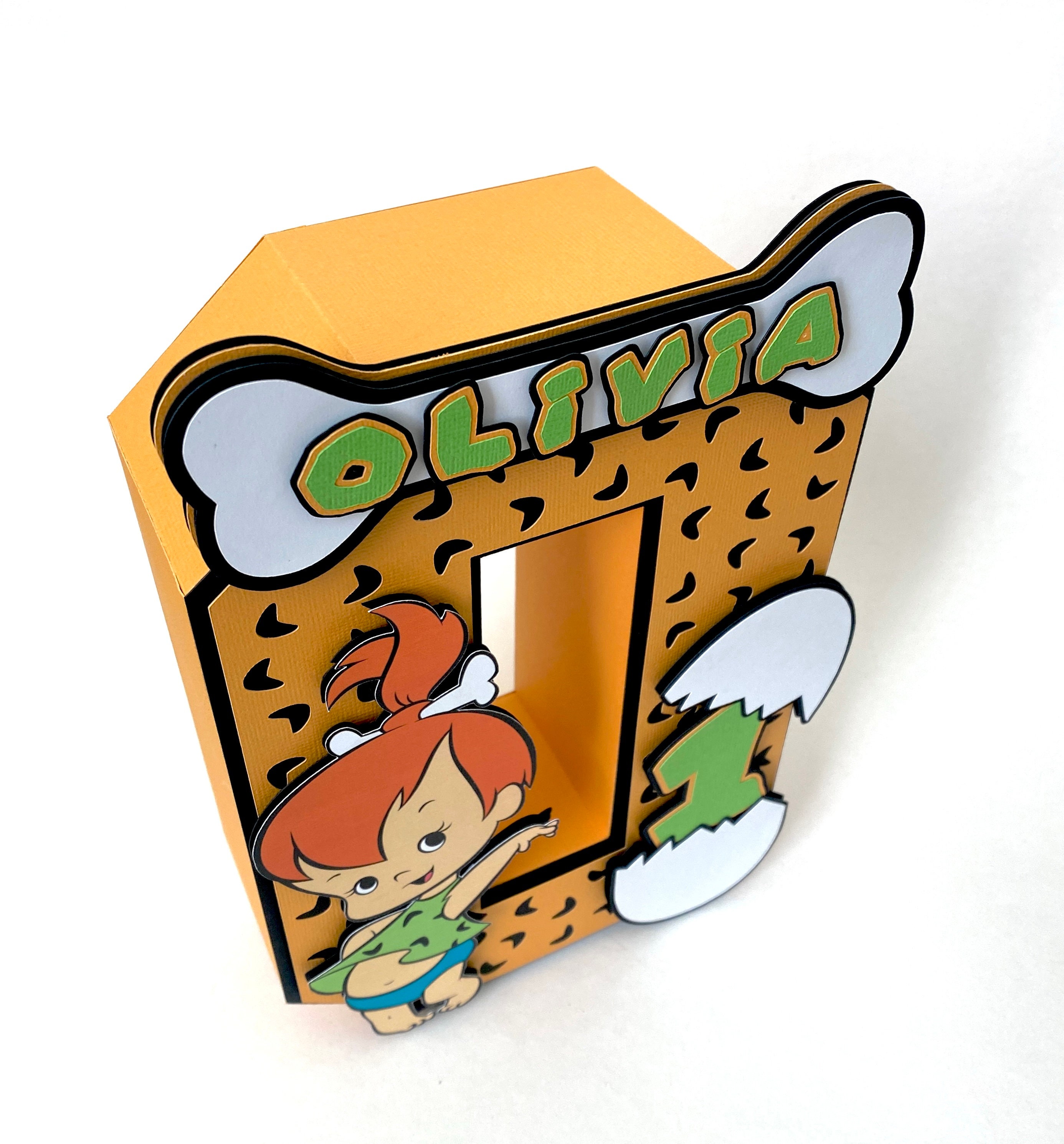 The Flintstones Pebbles Flintstone 3D Letter or Number Party Decor Room ...