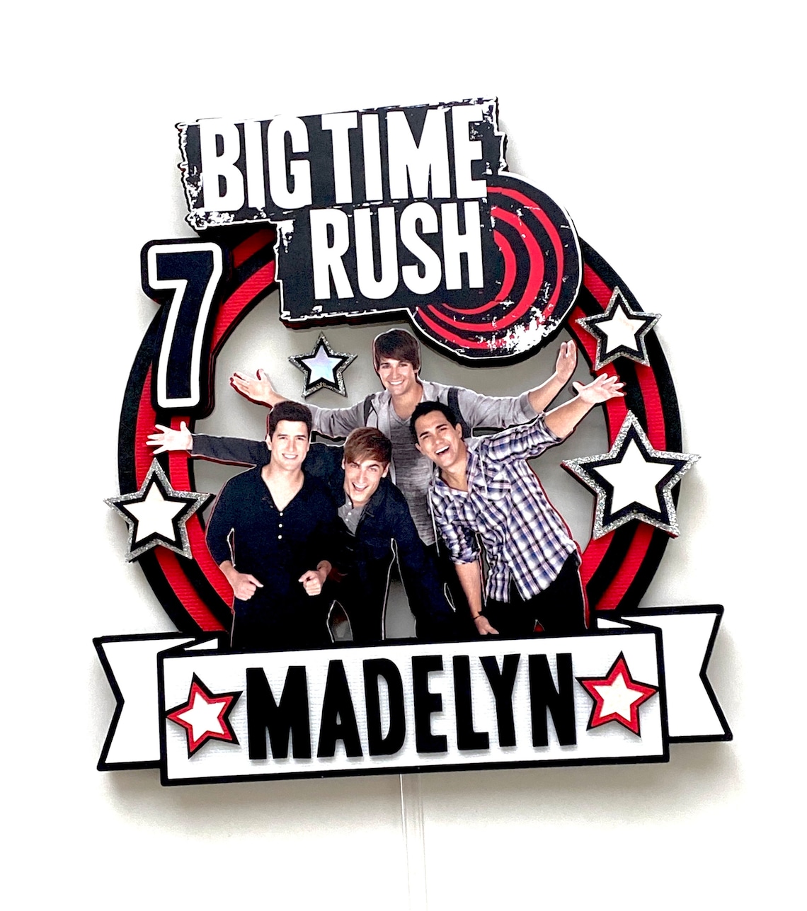 Big Time Rush Themed Birthday Party Cake Topper - Etsy