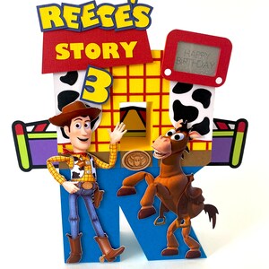 Toy Story Themed 3D Letter or Number - Party Decor - Room Decor - Etsy