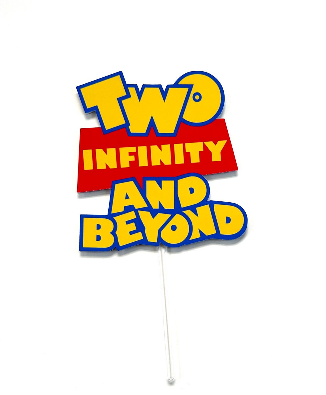 Two Infinity and Beyond Printed Birthday Party Cake Topper - Etsy