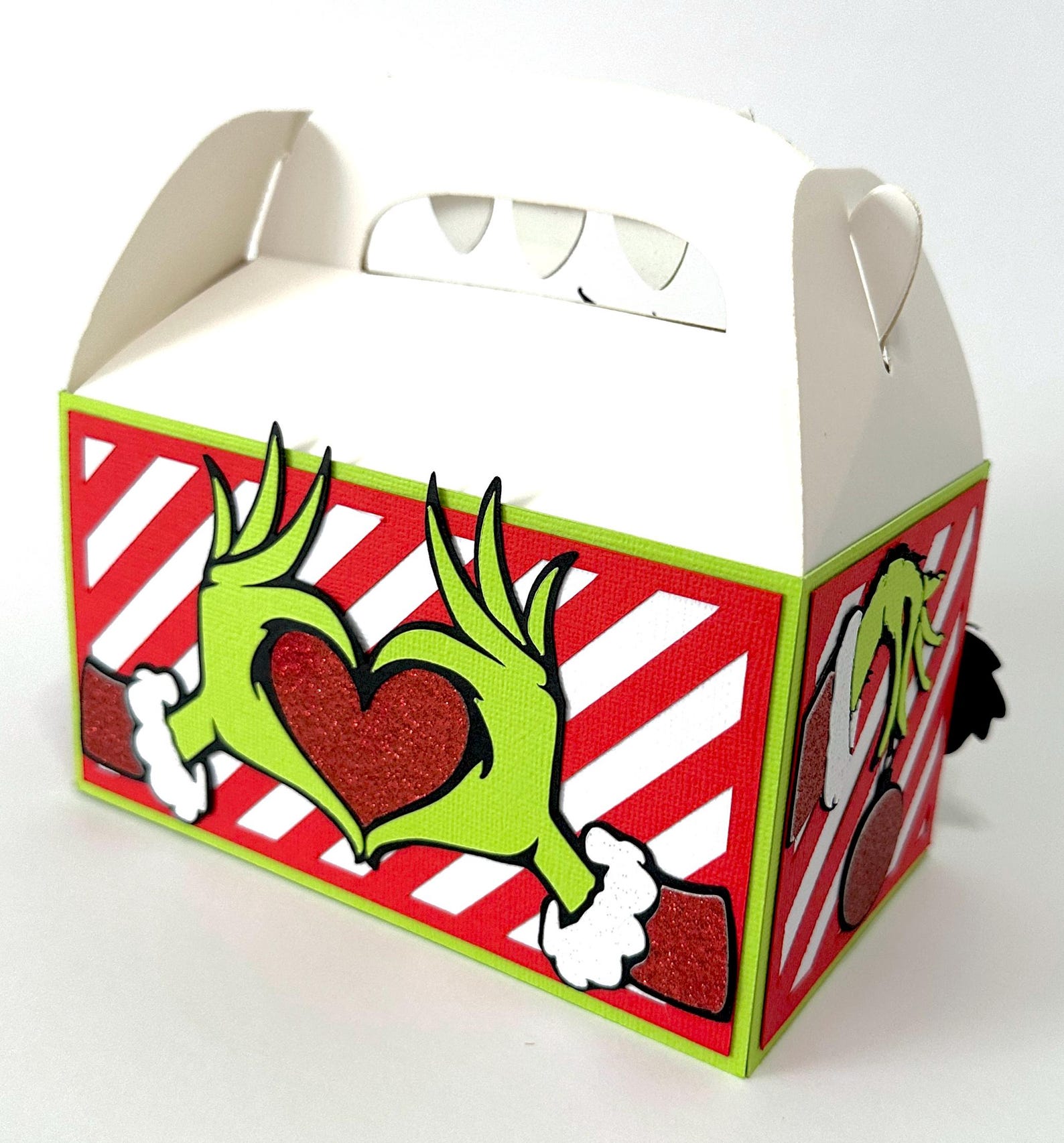 The Grinch "merry Grinchmas" Personalised Gable Treat Box - Etsy
