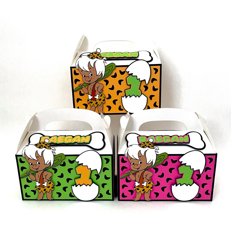 The Flinstones Bamm-bamm Rubble Themed Gable Treat Birthday Party ...