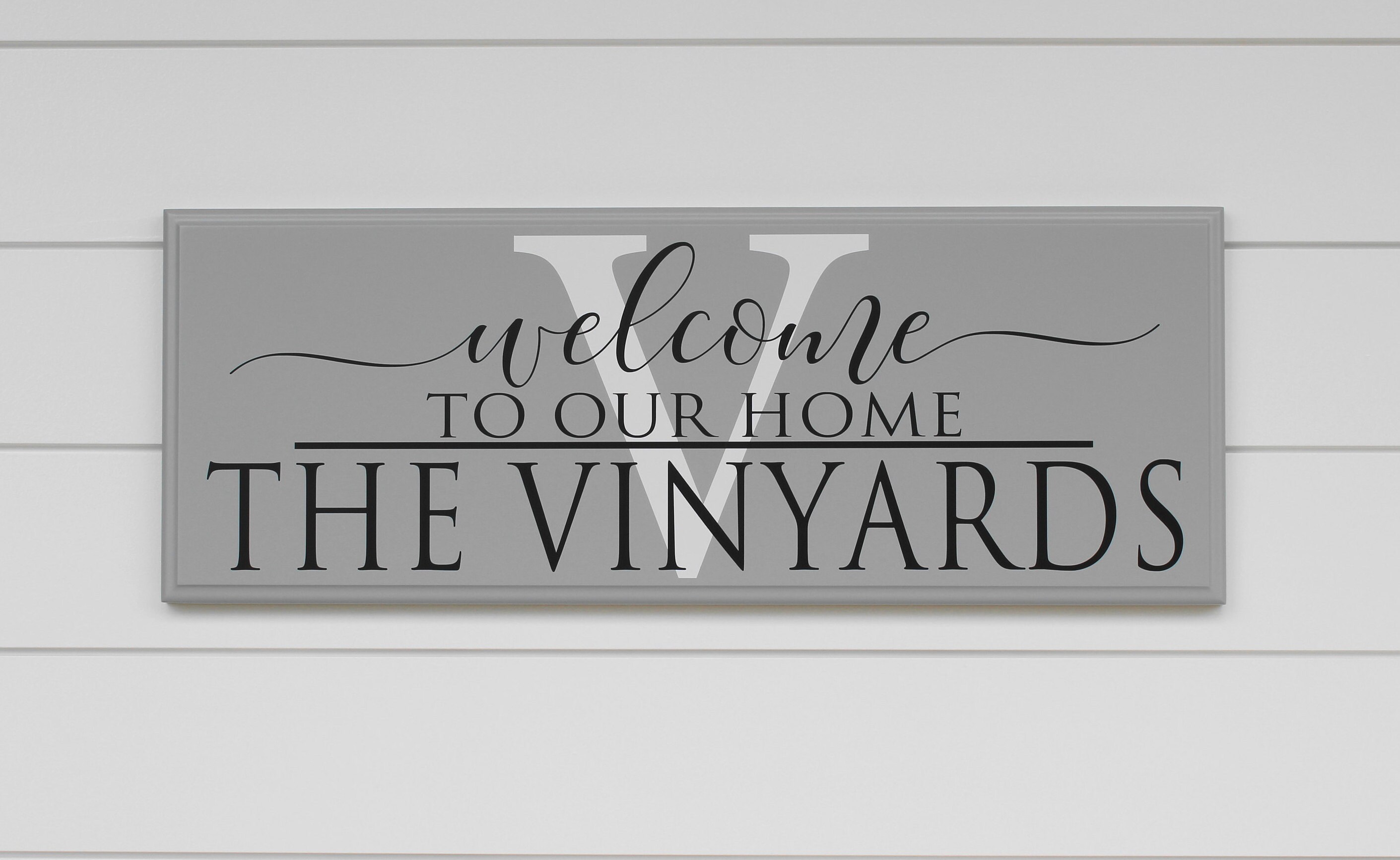 Welcome to our home sign personalized-Realtor sign gift, welcome to our ...