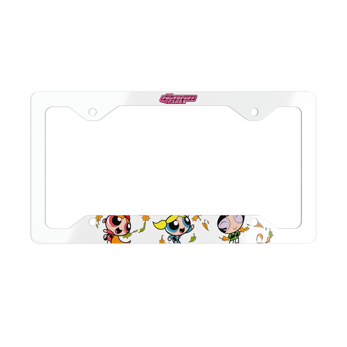The Powerpuff Girls Fall License Plate Frame - Etsy